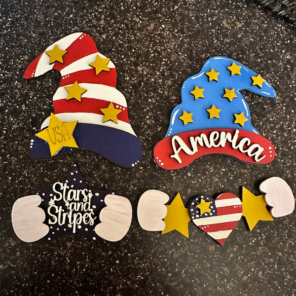 Uncle Sam, Americana, Fourth of July, Door Hanger, USA, DIY Kit, Laser ...