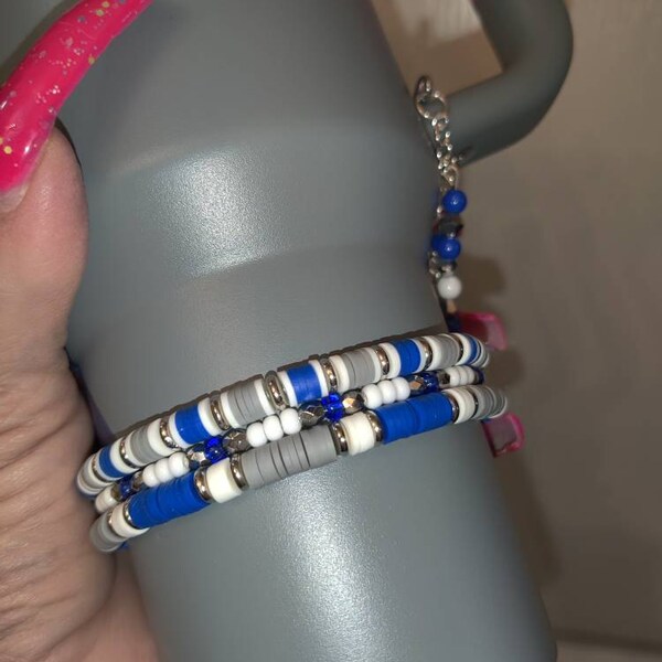 Summer Stanley Bracelet Stack, Boot Topper, Tumbler Accessories - Etsy