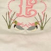 Mallard Girl Duck Pearls Cat Tails Reeds Frame Machine Embroidery ...
