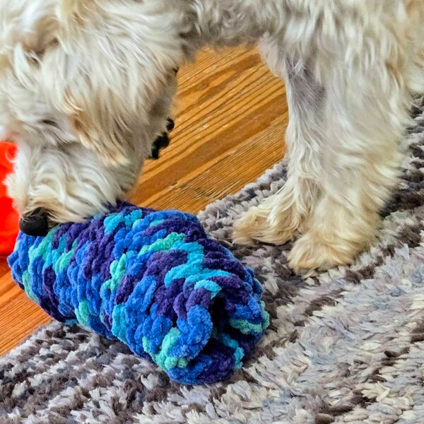 Snuffle Log Dog Toy, Enrichment Toy for Dogs, Treat Dispenser, Canine ...