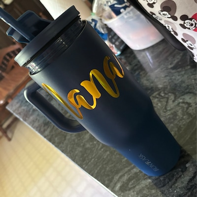 Name Decal, Rose Gold Decal, Gold Name Decal, Silver Name Decal, Vinyl ...