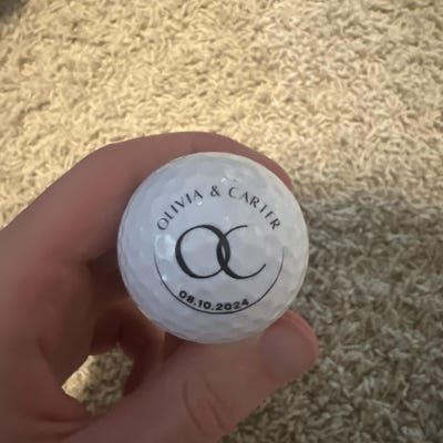 Personalized Wedding Golf Ball Favors, Bride and Groom Golf Balls ...