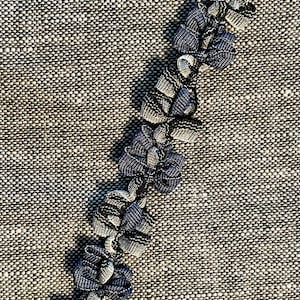 1y Antique Czech Deep Ocean Greenish Blue Glass Seed Bead schlung ...