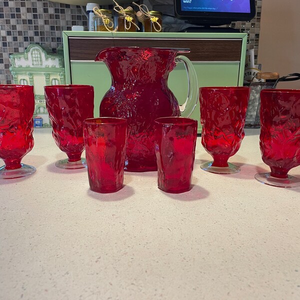 HULL BROWN DRIP Glaze Gourd Pitcher - Etsy