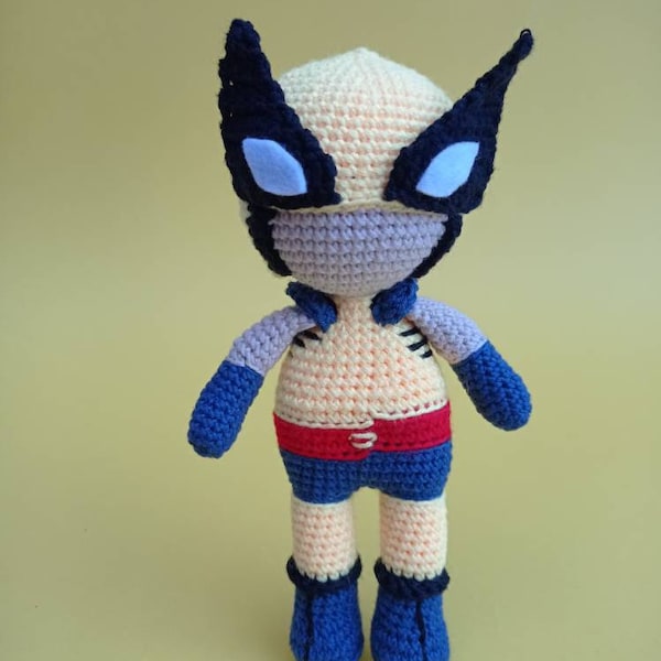 Crochet Amigurumi Pattern Wolverine X-men Logan - Etsy