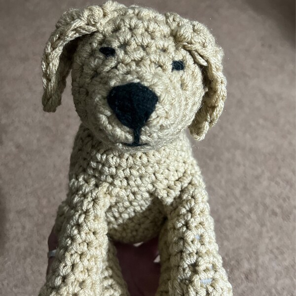 Labrador Crochet Pattern, Golden Retriever Crochet, Dog Crochet Pattern ...