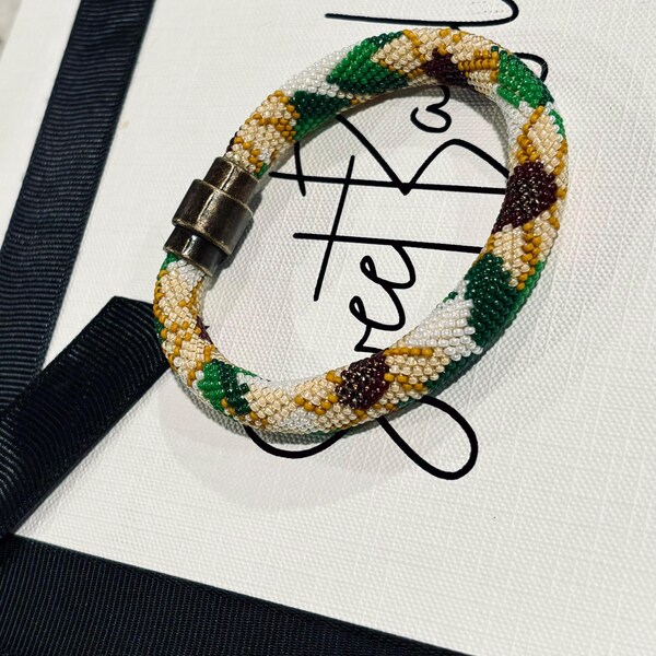 PDF Native American Style Bead Fringe Earrings, Colorful Hoop Earrings ...