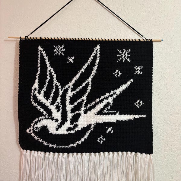 Scorpion Traditional Tattoo Crochet Tapestry Pattern - Etsy
