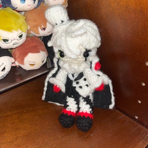 Crochet Dazai Osamu Amigurumi Keychain - Etsy