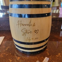 10 Liter Barrel for Wedding Centerpieces and Cards, Event Decor ...