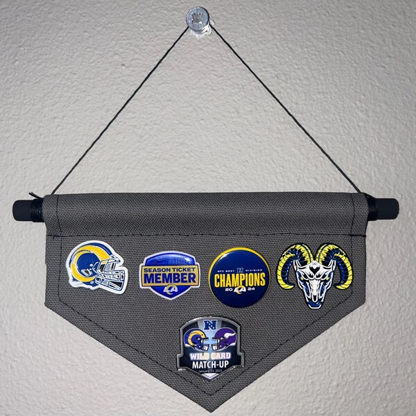 Mini Long Pin Banner - Enamel Pin Display - Pick Your Color! - Light ...