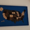 Wood Map of United States Large Wooden Wall Art US Map - Etsy