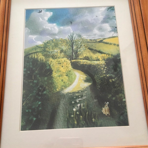 Cornwall Landscape Art Print, Boscastle Harbour, Cornish Coastline Art ...