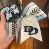 Custom Sublimated Logo Claw Print Cheer Bow Designed With Your Team ...