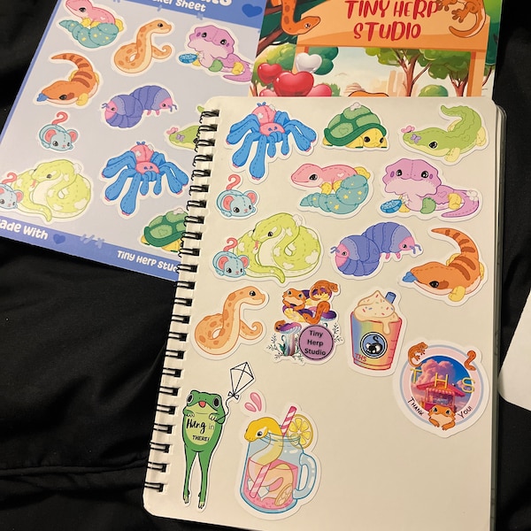 Plush Pals Sticker Sheet - Etsy