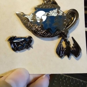 Celestial Teapot and Teacup Enamel Pins - Etsy