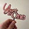Double Layer Cake Topper Name is Age Personalised Various Sizes ...