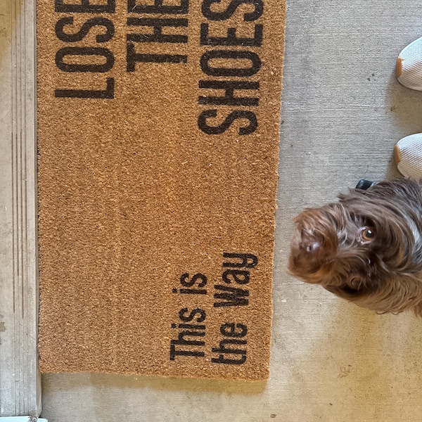 Floral Front Door Decor, Floral Doormat, Colorful Doormat, Housewarming ...