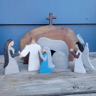 Resurrection Scene Scroll Saw Template-easter Template - Etsy