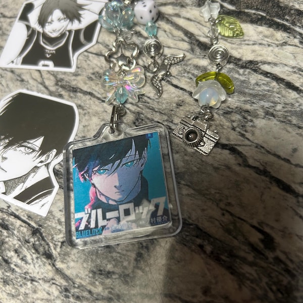 Blue Lock Keychains, Blue Lock Anime, Blue Lock, Blue Lock Bag Charm ...