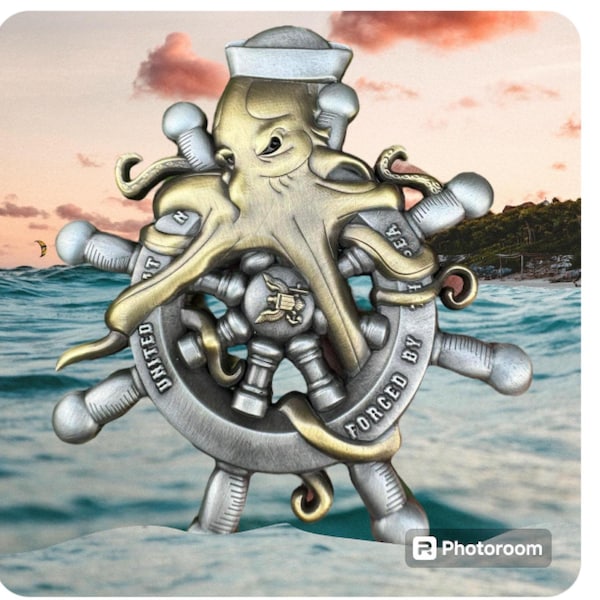 Navy Chief "backbone" Anchor Collar Devices and Cover Pins Set (CPO ...