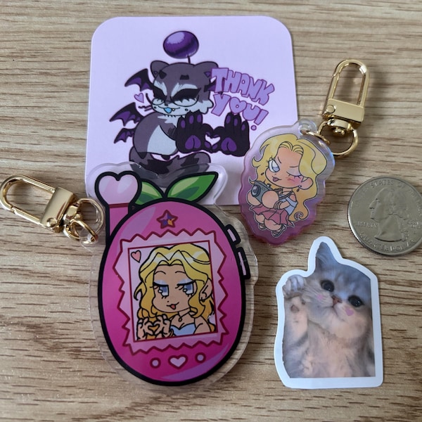 SDV Stardew Valley Tamagotchi Acrylic Charms Keychains - Etsy