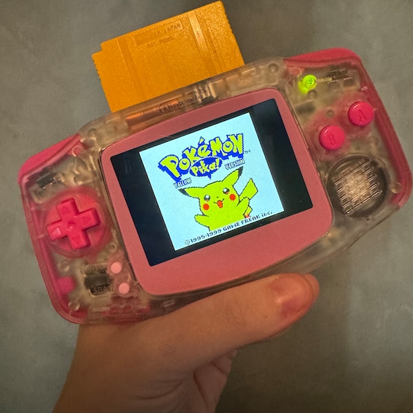 Game Boy Pocket IPS LCD Backlight Modded! 36 Different Color Screen ...
