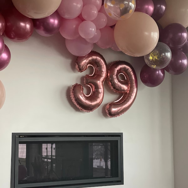 16"/26" Number Foil Balloons - Create Your Number - US Seller - Etsy