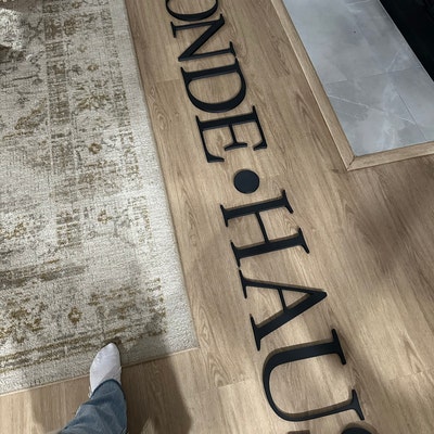 Totally Custom 3D Outdoor Sign Letters. 1 Inch Thick, Any Font, Size or ...