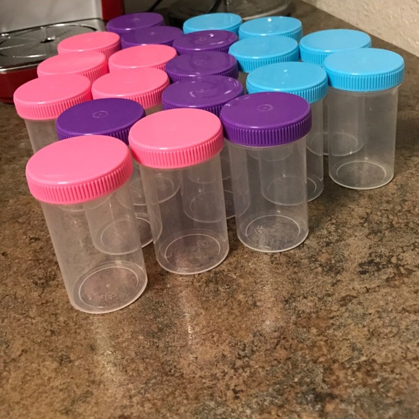 Free Shipping 10 Aspirin Tiny Sized Plastic Mini Pill Vials Containers ...