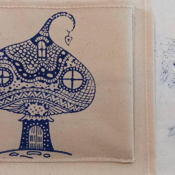 Indian Fabric Block Printing, Dandelion Floral Design, Wood Block Print ...