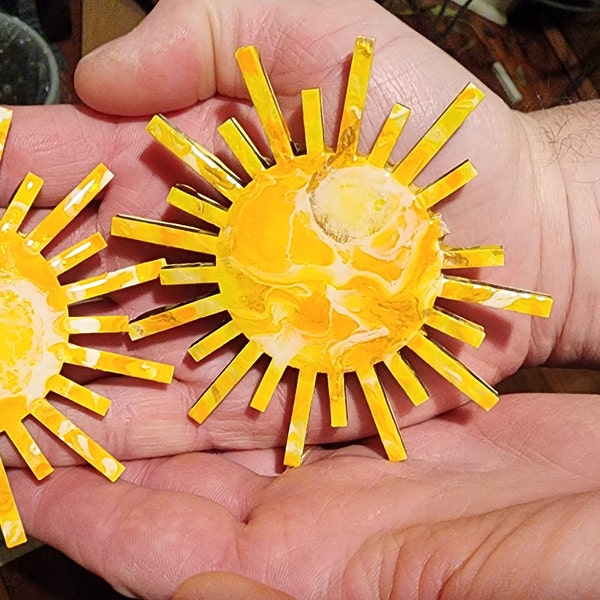 Sun 003 Unfinished Wooden Cutout for Crafting, Home & Room Décor, and ...