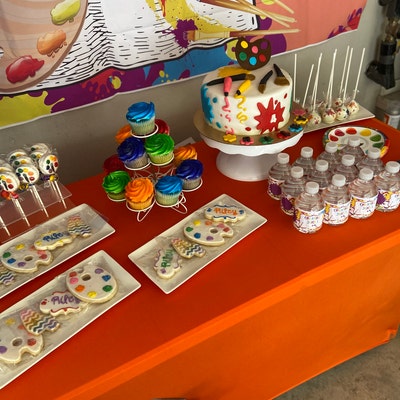 Paint Pallet Oreo Cookie Pops / Art Party Favor / Chocolate Covered ...