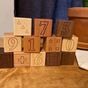 26-piece PICTURE ALPHABET Block Set Natural Wooden Toy Blocks With ...