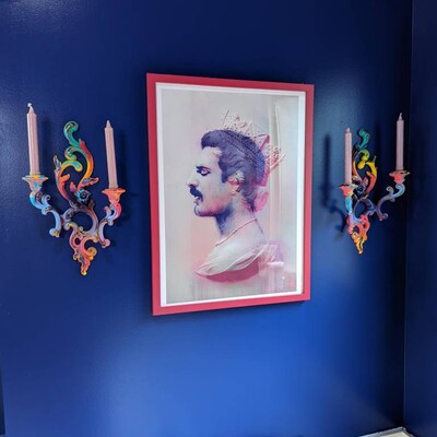 Confetti Primary, Modern Picture Frame, .875 Wide, Various Colors, 35 ...