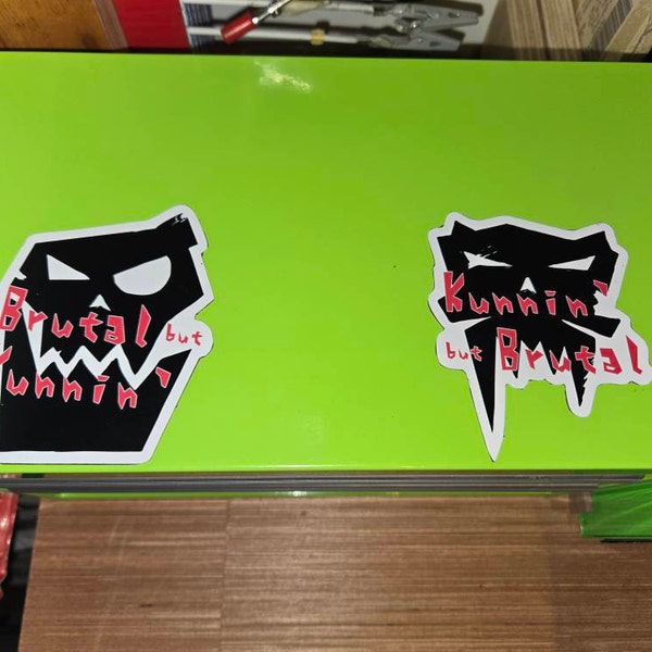 Ork WAAAGH! Banner Sticker - Etsy
