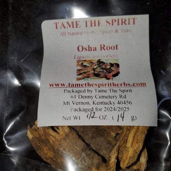 Osha Root - Wild Harvested Fresh Organic Herbs - Etsy