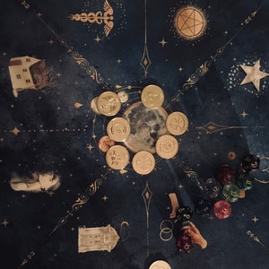 Charm Casting Mat Dice Casting Mat Divination Mat With - Etsy