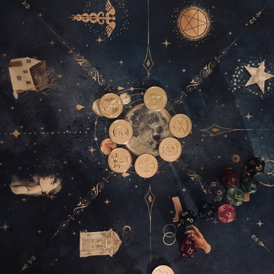 Gothic Spirit Board Pendulum Mat Divination Tool - Etsy