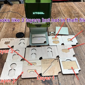 Interchangeable Jig Kit Xtool D1 and Pro FILE - Etsy