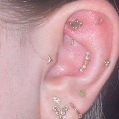 Right or Left Facing Koi Fish 14k White Gold From Junipurr, Perfect for ...