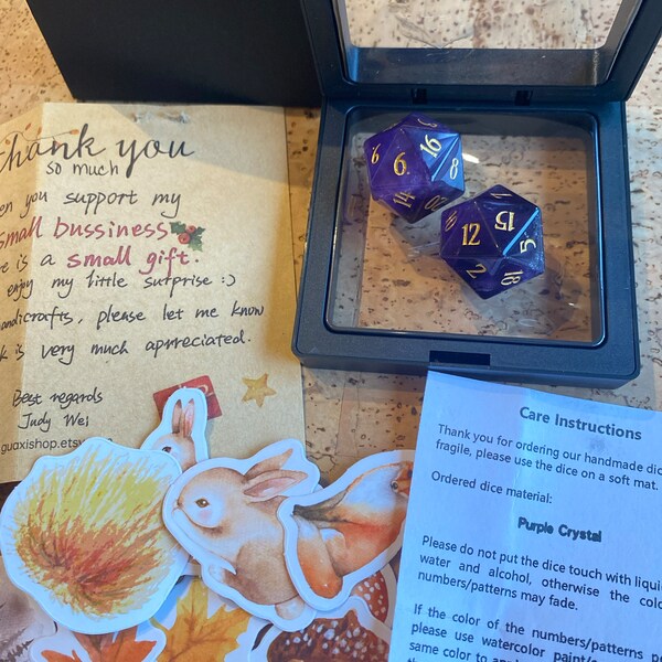 Crow D20 Dice | Raven Dice | Crow and Moon | Dungeons & Dragons | DND ...