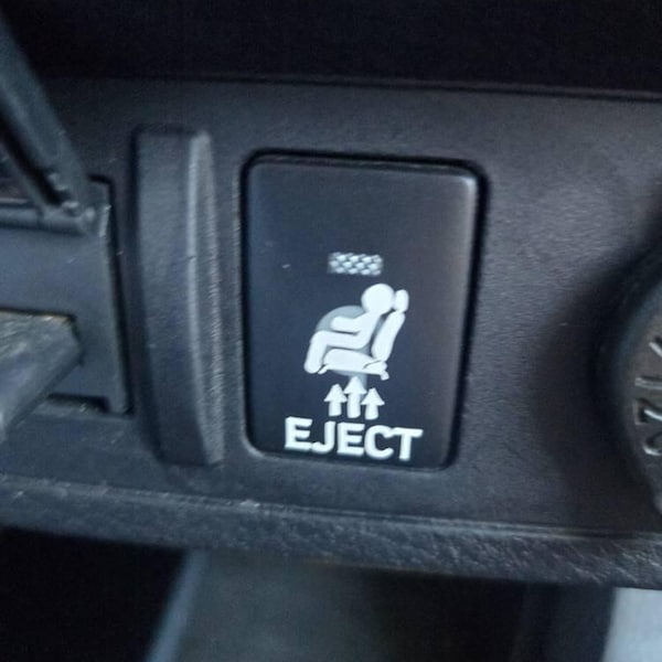 Funny Eject Button Car Decal: Universal Fit - Etsy