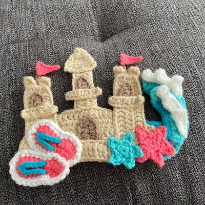 Crochet Pattern INSTANT DOWNLOAD Crochet Sand Castle Crochet Beach ...