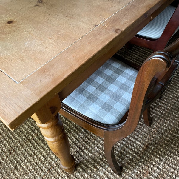 Grey Check Fabric Premier Prints Fabric, Anderson Grey and White ...