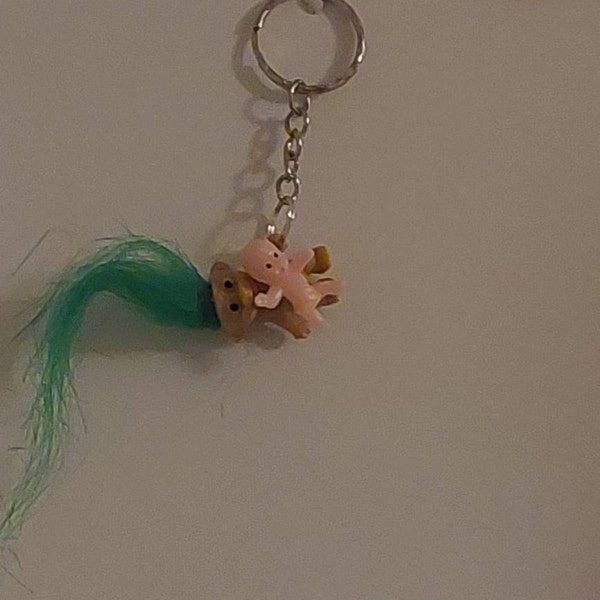 Troll Keyrings/keychains | Emo Cute Goth Hip Kitty Cat Retro 80s 90s ...