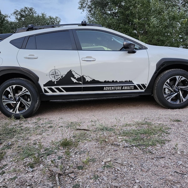Compass Adventure Side Body Vinyl Decal, Side Panel Decal, Stripe Decal ...