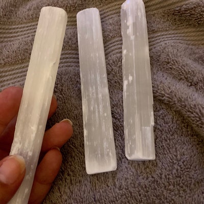 Selenite Sticks 5 High Grade Sticklets for Reiki Healing Selenite ...