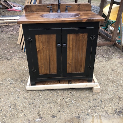 Rustic Bathroom Vanity 42 Farmhouse Bathroom Vanity Bathroom Vanity ...