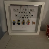 Personalised Family Mini Figure Boxframes - Etsy UK